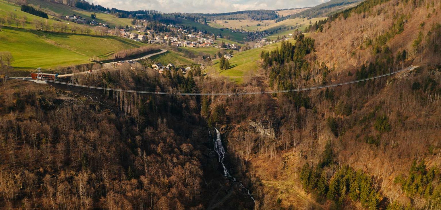 BLACKFORESTLINE - The suspension bridge in Todtnau